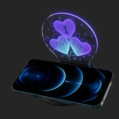 Buy China Wholesale Private Model Night Light 15w Wireless Charger ...