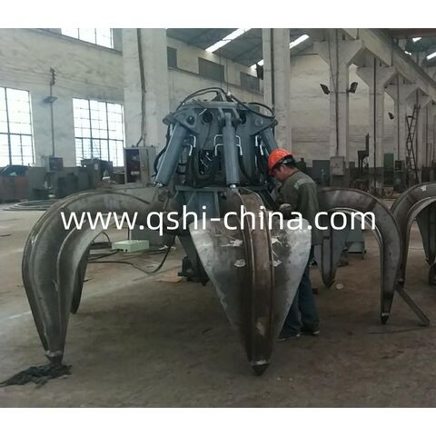 1-2-3 Cbm Heavy Duty Electro-hydraulic Orange Peel Grab, Grapple, Grab ...