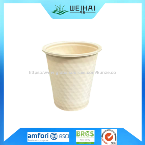 Buy Wholesale China Paper Pulp Cup Disposable Water Cup Sugarcane ...