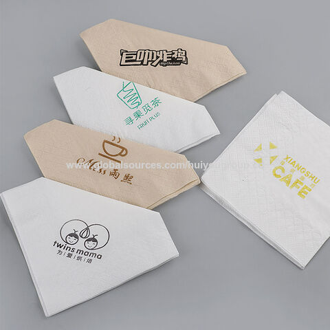 Paper Napkins Eco-friendly Custom Design Disposable Hotel Restaurant ...