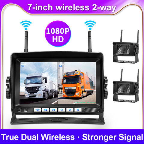Buy Wholesale China Dual Antenna 2ch Wireless Back Up Camera Monitor Reversing Aid System Stable ...
