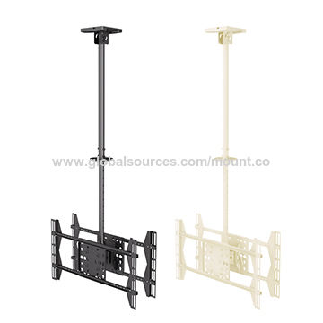 Back To Back Ceiling Lcd Tv Wall Mount With Extension Pipes, Supports ...