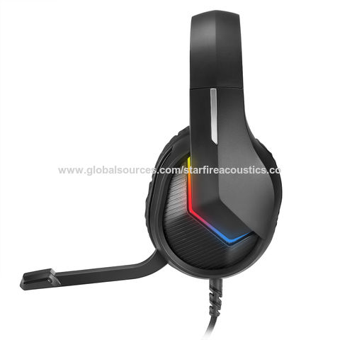 Amazon's Best Sale Star 2 Black Usb Wired Hifi Stereo Gaming Headphone ...