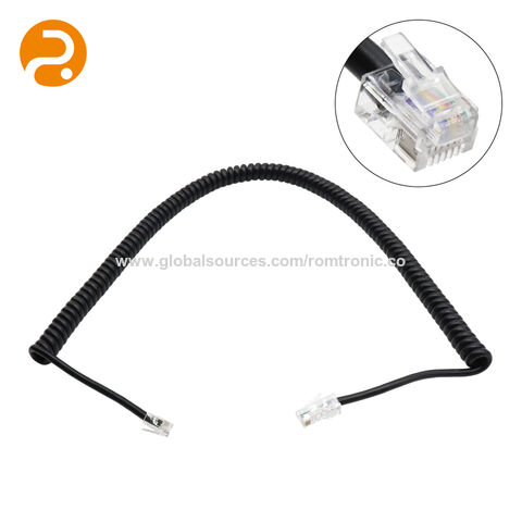 High Quality 0.5m Rj45 8p8c Male To Rj12 6p6c Male Cable Assembly ...