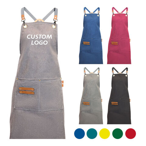 Buy Wholesale China 2024 Customized Logo Custom Stylist Apron For ...