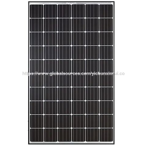 All Black 365w 370w 380w Full Black Solar Panel Mono With Black Frame Black Back Sheet High ...