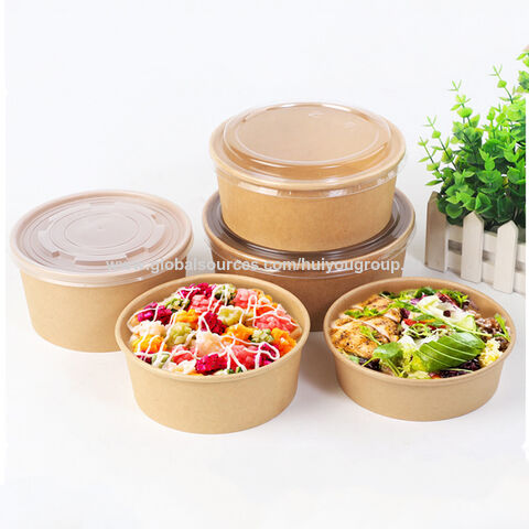Paper Bowls Disposable 24 Oz Small Paper Rice Bowl Paper Soup Cup Bowls ...