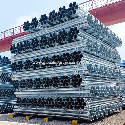 Buy Wholesale China Q235 Low Carbon 25mm Gi Pipe 50mm Diameter 75mm Galvanized Mild Steel Round ...