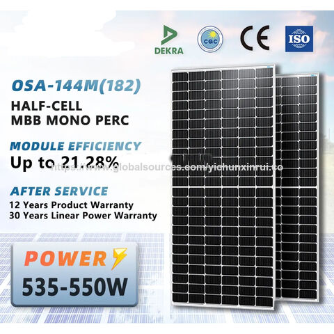 The Cheapest Factory Price Solar Pv 540w 550w Module Panel Solar Cell ...