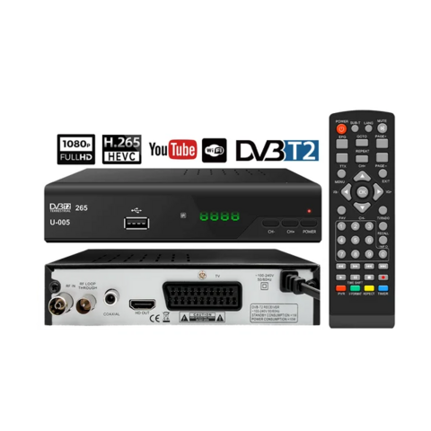 Buy Wholesale China 1080p Full Hd Dvb-t2 Decoder H265 Dvb T2 Pvr Hevc ...