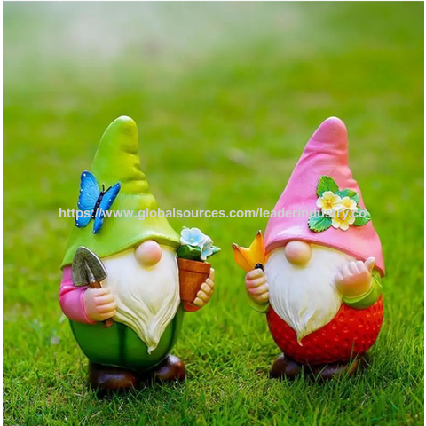 Bsci Factory Polyresin Solar Gnomes Statue With Butterfly Garden Accessories Kit Buy China Wholesale Polyresin Solar Gnomes Statue Garden Accessories 4.18 Globalsources
