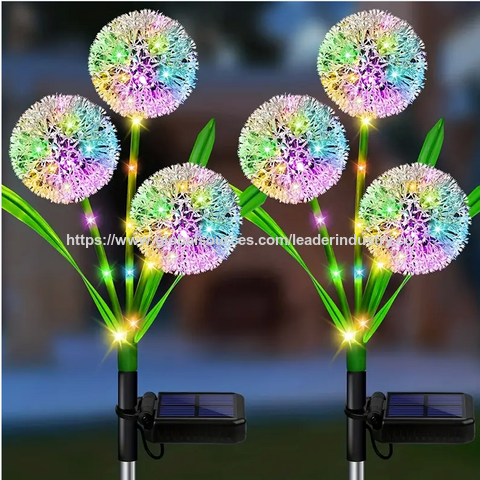 Buy Wholesale China Bsci Factory Solar Dandelion With Colorful Light ...