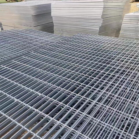 Customized Steel Bar Grating With Pressed Clamp, Plates, Bolt And Nut ...