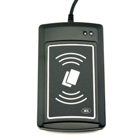 Rs232 Portable Nfc Contactless Iso14443 Smart Card Reader Acr1281s-c8 ...
