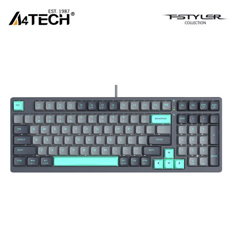 A4tech Fstyler Fs300 Dual Color Wired Mechanical Hot-swappable Switch ...