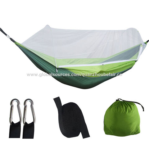 Outdoor Camping Nylon Hammock With Mosquito Net Hammocks & Swings ...
