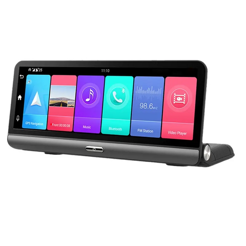 4g Car Dvr Dashboard 1080p Dual Lens Rearview Mirror Recorder Gps Wifi ...