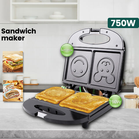 Hot 110v Home Appliances Smiley Sandwich Maker Mini Home Breakfast ...