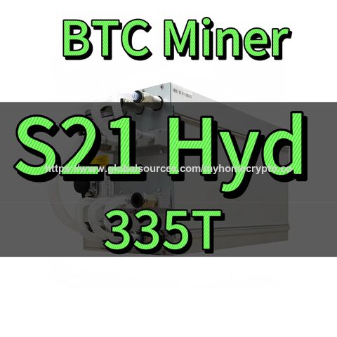 Buy China Wholesale Bitminer S21 Hyd 335t Btc/bch Mining Miner ...