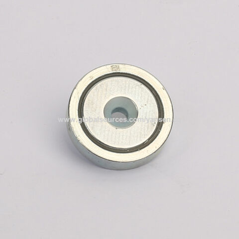 Strong Magnet Assembly Pot Magnets With Countersink Hole, Magnetic ...