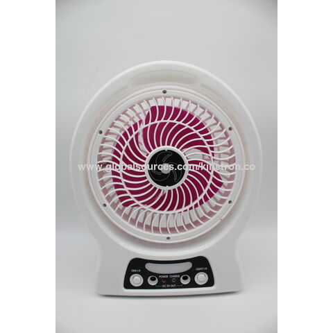 Rechargeable Table Fan, Desk Fan, Small Fan, Fan With Led Light, Fan ...