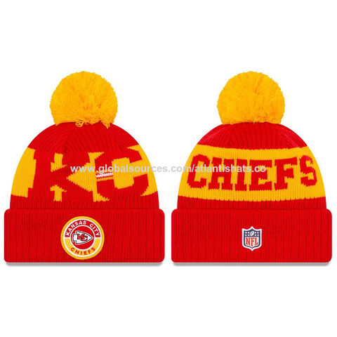 Hats Nfl Team Pom Beanie Hats Customized High Quality Jacquard And ...