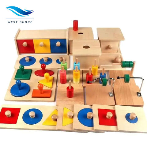 Kindergarten Sensorial Classroom Teaching Aids Wooden Montessori ...
