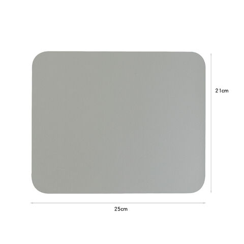 Grey Leather Mouse Pad Custom Logo Mouse Pad Waterproof Custom Gaming ...