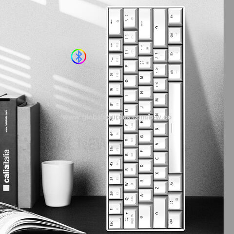 Buy Wholesale China Three Mode Keyboards White Mechanical Keyboard ...