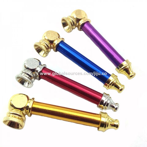 Wholesale Different Size Multi Colors Metal Brass Smoking Pipe Weed ...