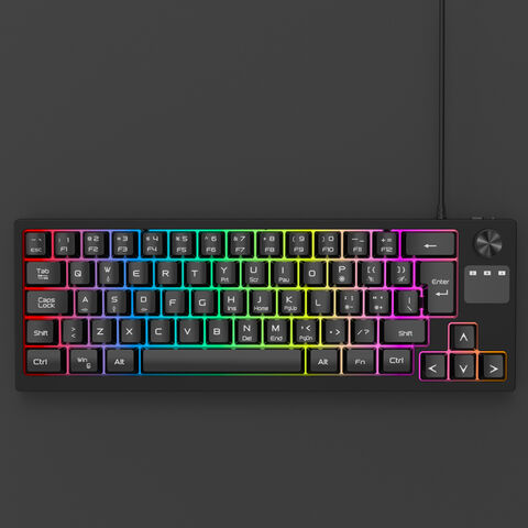 Compact Usb Wired 5 Rows Keycaps 60% Percent Mini Office Keyboard With ...