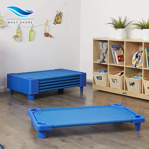 Buy Wholesale China Toddler Stackable Daycare Plastic Cot With Easy ...