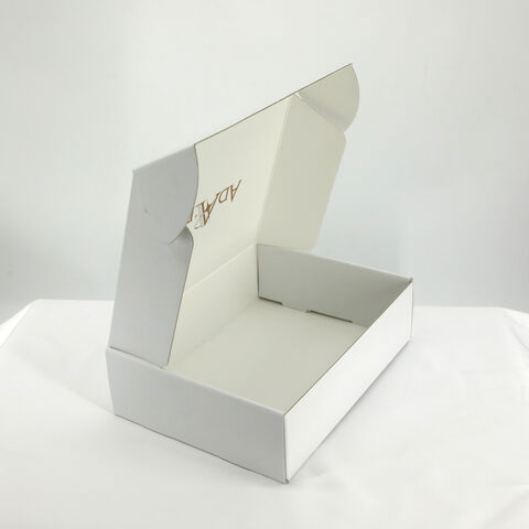 Hot Sale Corrugated Paper White Printing Simple Shipping Box - China ...