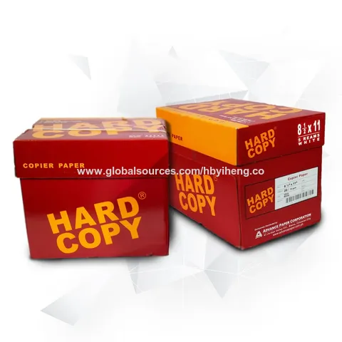 Multipurpose Excellent Hardcopy Bond Paper 75gsm 80gsm Hard Bond A4 ...