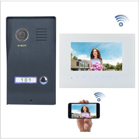 1 User Apartment Video Intercom Smart Doorbell Smartphone Control, 2 ...