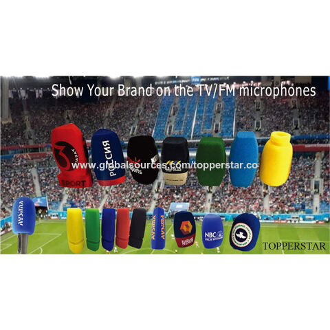 Buy Wholesale China Printed Logo Microphone Foam Windscreen Windshields ...