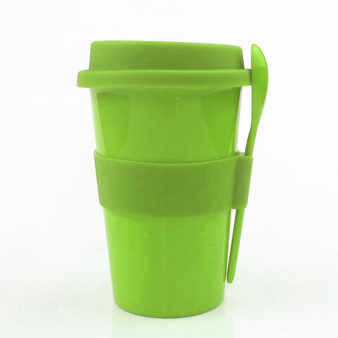 Pla Coffee Cup Bpa Free Biodegradable Plastic Coffee Drinking Mug With ...