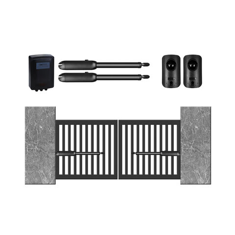 400 Kg Heavy-duty Intelligent Anti-pinch Automatic Double Swing Gate ...