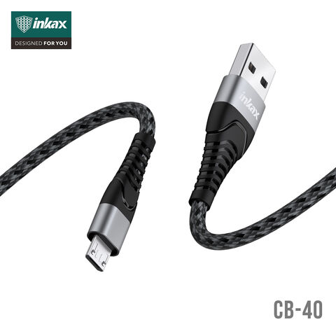 Inkax 3.1a Fast Charging Aluminum Braided Data Cable Micro Cable For Android Eletronic Product ...