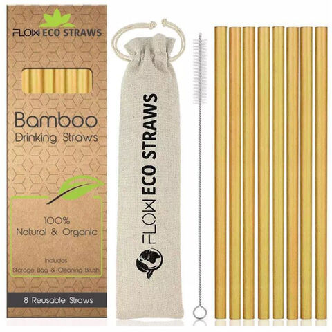 Bamboo Straws Biodegradable Eco Friendly Drinking Bamboo Straws Bamboo ...
