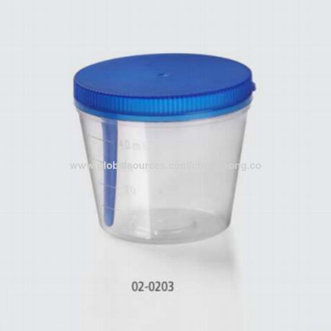 Disposable Medical Sterile 30ml 40ml 60ml Pp Ps Material Fecal ...
