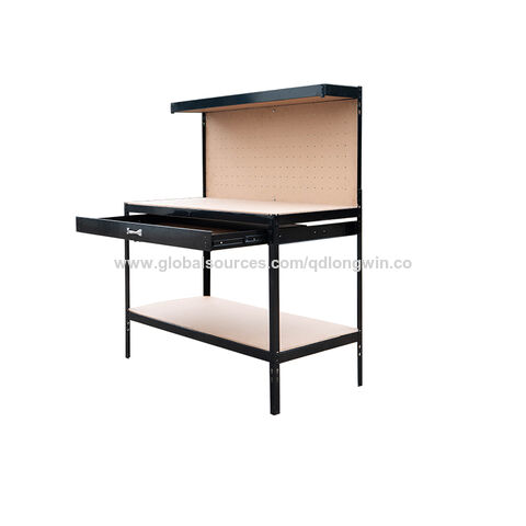 Kabinet Garasi Penyimpanan Tugas Berat Laci Industri Baja Meja Kerja ...