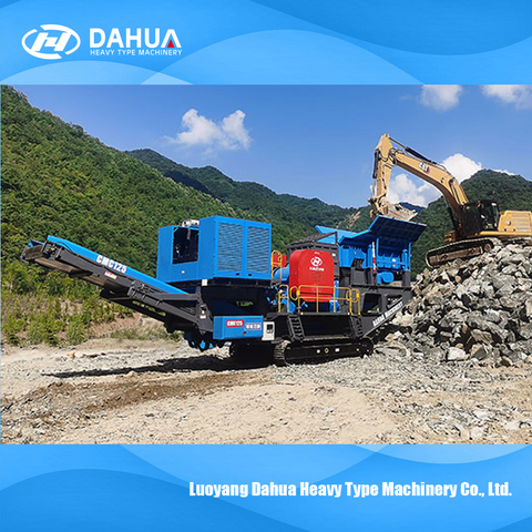 Crawler Type Mobile Cone Crushing Plant, Whole Set Crushing And ...
