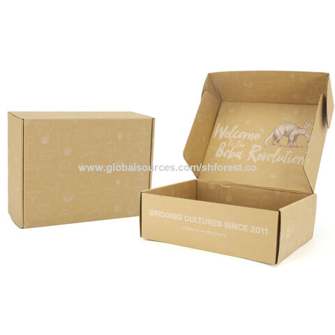 Buy Wholesale China Wholesale Custom Logo Corrugated Boxes Paper ...