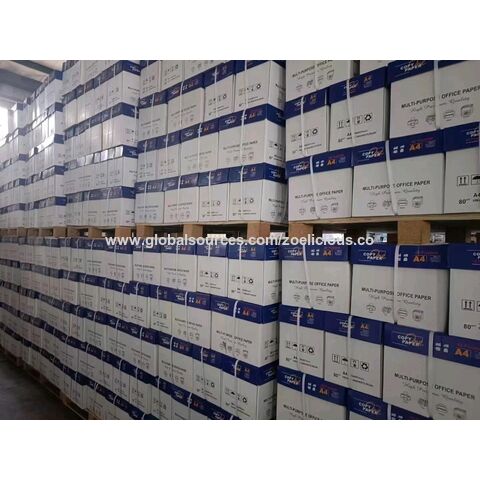 Buy Wholesale Canada Wholesale High Brightness 100% Wood Pulp 70gsm 75gsm 80gsm A4 Copy Paper ...
