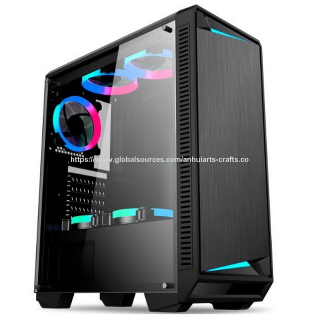 Wholesale Atx Matx Abs Spcc Computer Cabinet Tempered Glass Side Panel ...