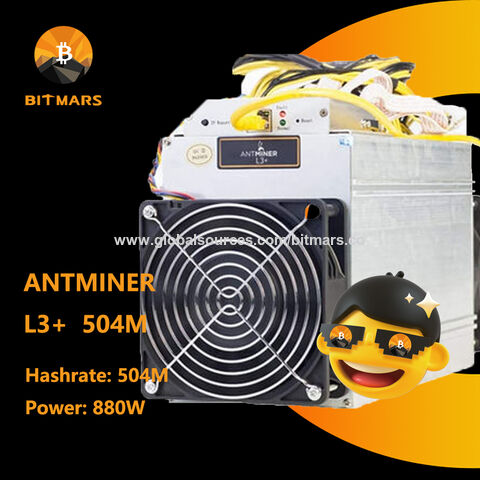 Buy Wholesale China Ltc Miner Asic Mining Machine L3 + 504mh/s Bitcoin ...