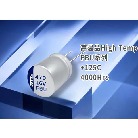Buy Wholesale China Radial Lead Type Polymer Hybrid Capacitors | High Temperature | 125℃ 4,000 ...