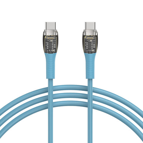 Buy India Wholesale Crystal Braided Type-c Data Cable With Light ...