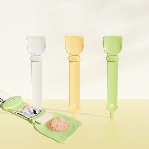 Popular Pet Eating Silicon Food Diet Dog Cat Pet Feeding Spoon Cat ...